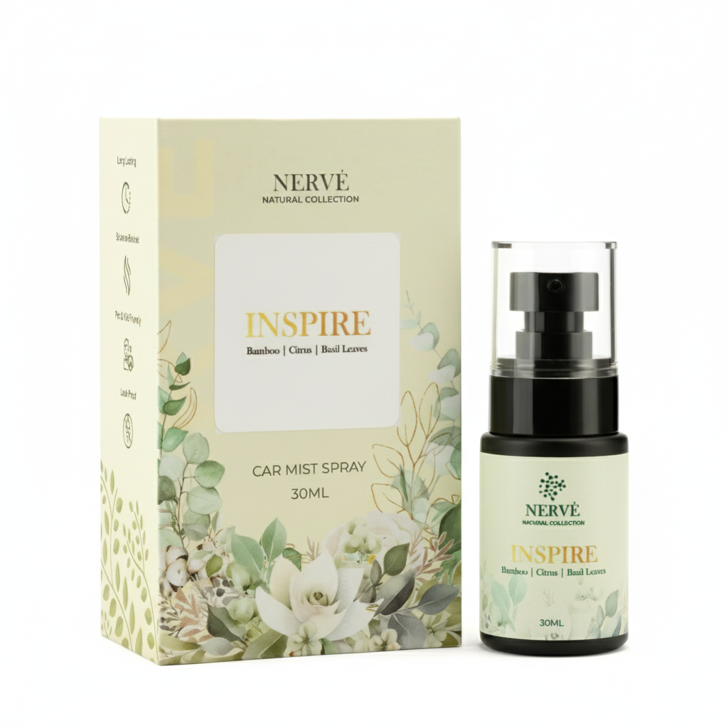 Inspire Car Mist Spray | Natural Fragrance for Car's – nervefragrances